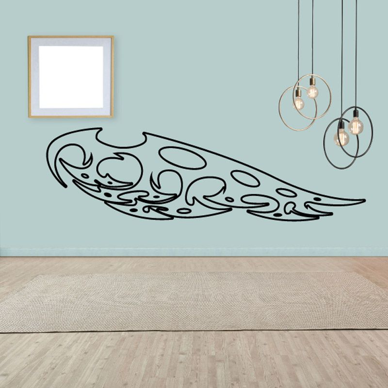 Twisted Round Ghost Flames Car Decal - Vinyl Decal - Wall Decal - CF23 ...