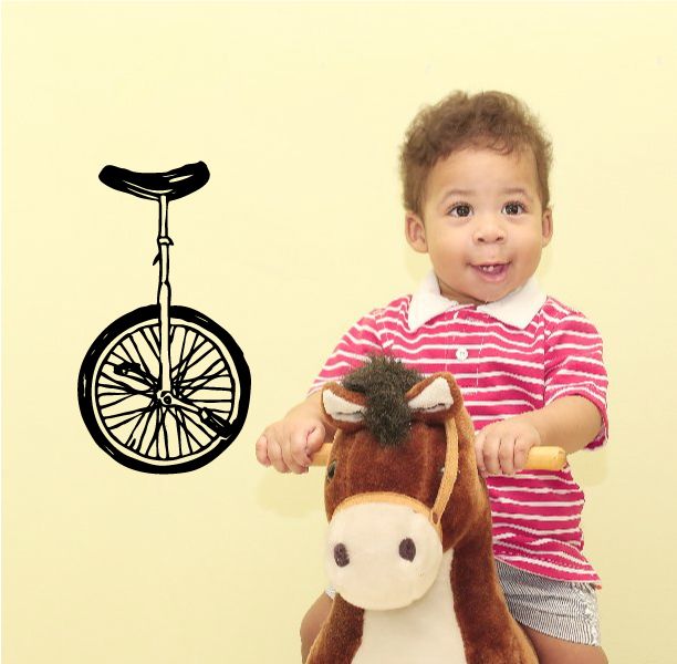 Unicycle Decal – Vinyl Disorder