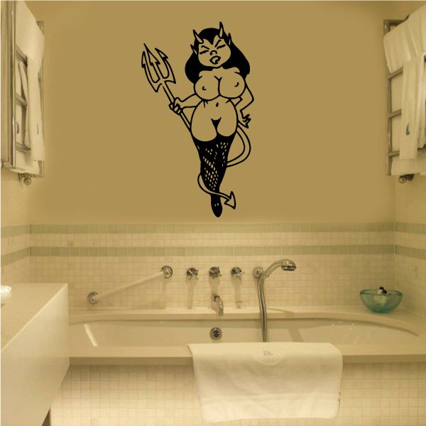 Voluptuous Devil Girl Decal – Vinyl Disorder