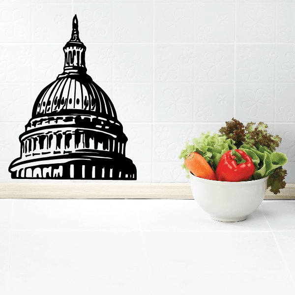 Washington Capitol Building Decal – Vinyl Disorder