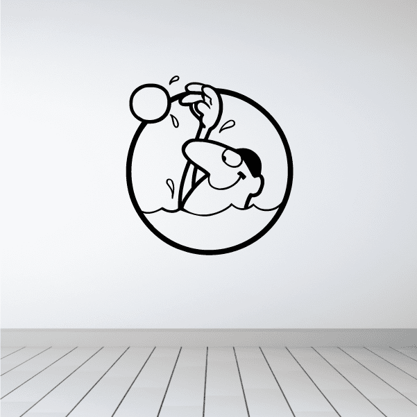 Water polo Wall Decal - Vinyl Decal - Car Decal - Bl001 – Vinyl Disorder