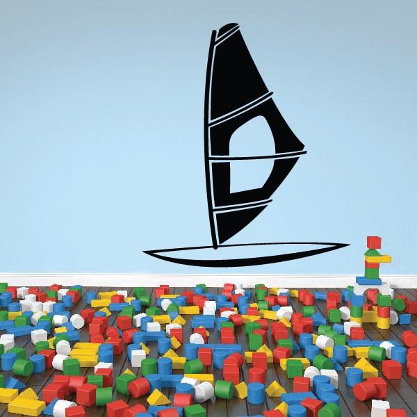 Wind surfing Wall Decal - Vinyl Decal - Car Decal - AL 002 – Vinyl Disorder