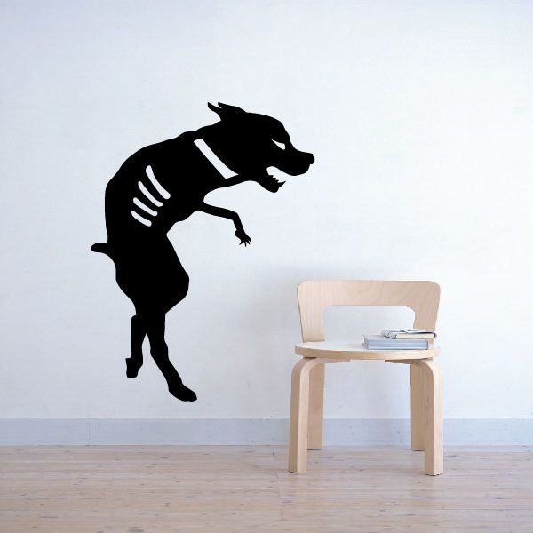 Zombie Dog Attack Decal – Vinyl Disorder